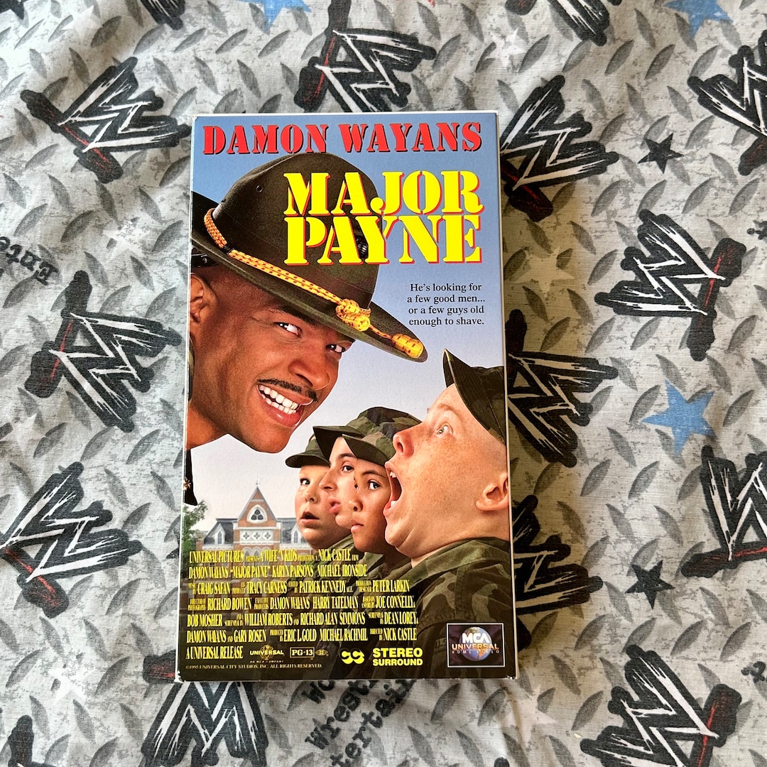 Major Payne (VHS, 1995) - MCA Universal - Damon Wayans - Etsy