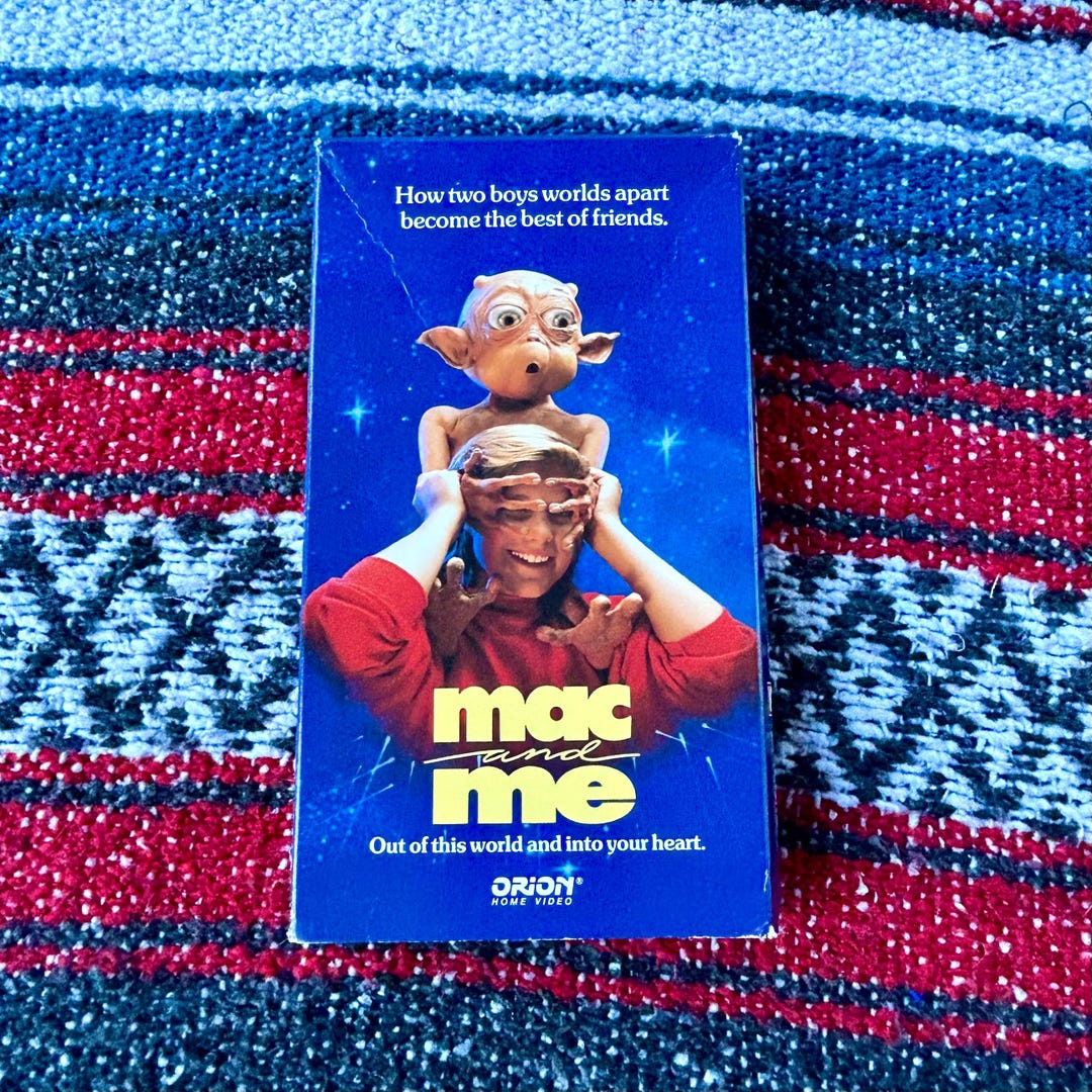 Mac and Me (VHS,1989) Family Movie - Etsy
