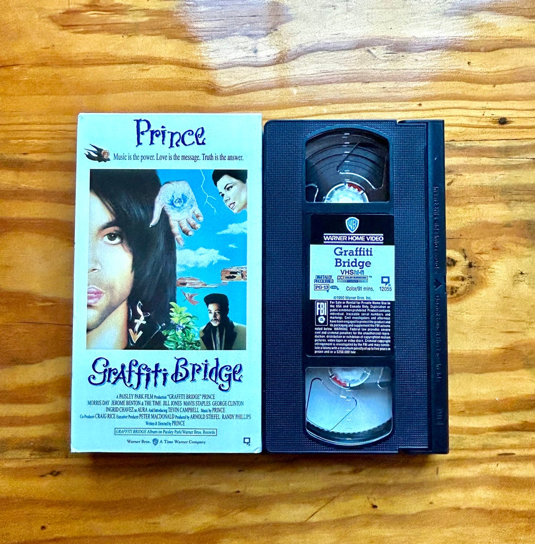 Graffiti Bridge (VHS, 1990) Prince - Etsy
