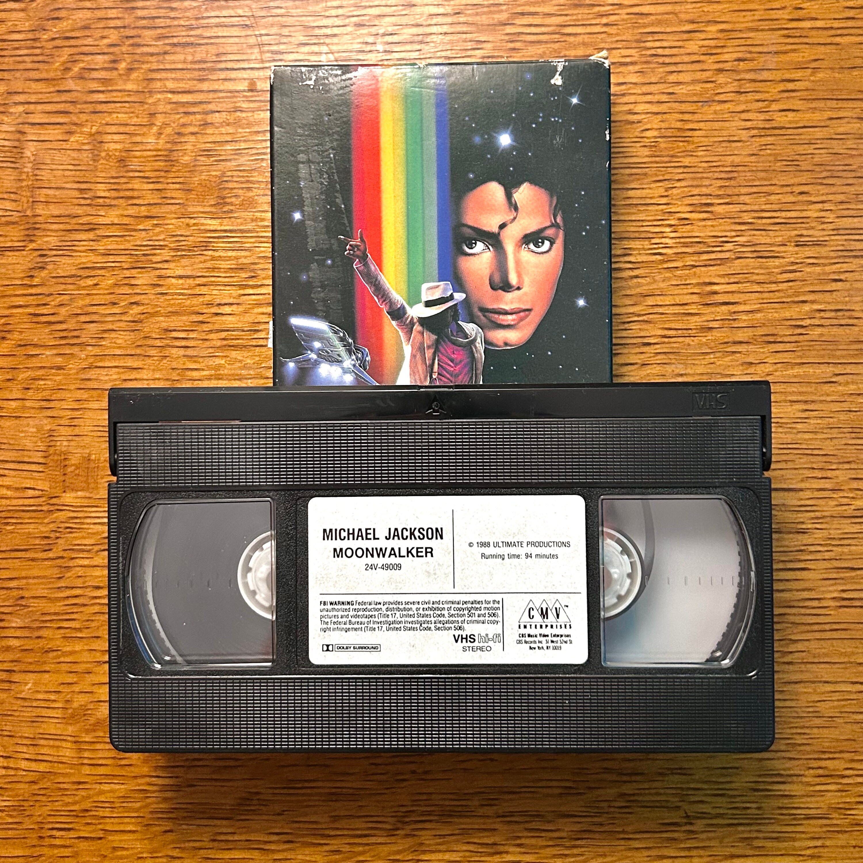 Michael Jackson Moon Walker VHS, 1988 - Etsy