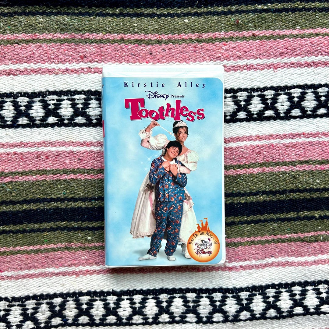 Disney's Toothless VHS, 1997 Clamshell Movie - Etsy