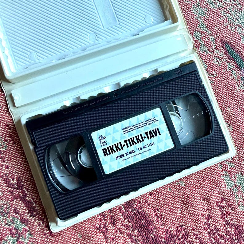 Rikki-tikki-tavi 1975 VHS Chuck Jones Classics Animated Film Orson ...
