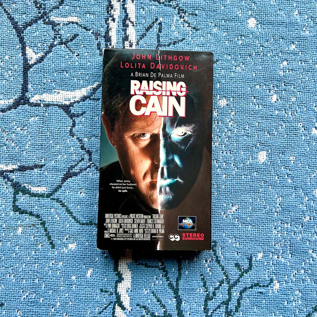 Raising Cain (VHS, 1992) Horror Movie - Etsy