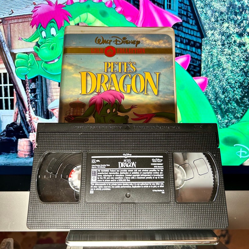 Pete's Dragon (VHS, 1977) Walt Disney Gold Collection - Etsy