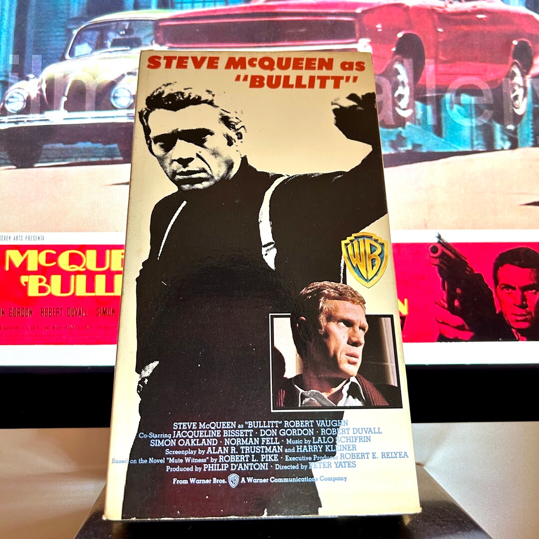 Bullitt (VHS,1968) Steve Mcqueen Action Movie - Etsy