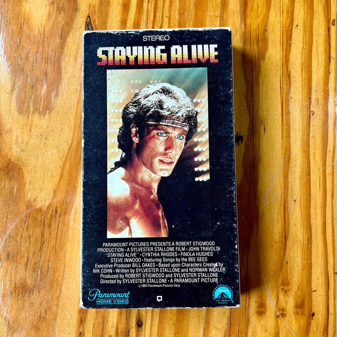 Staying Alive (VHS, 1983) Disco John Travolta Movie - Etsy