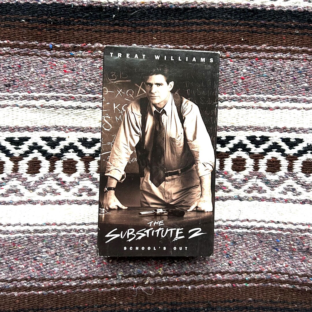 The Substitute 2: School’s Out VHS Tape 1998 • Treat Williams • Vintage ...