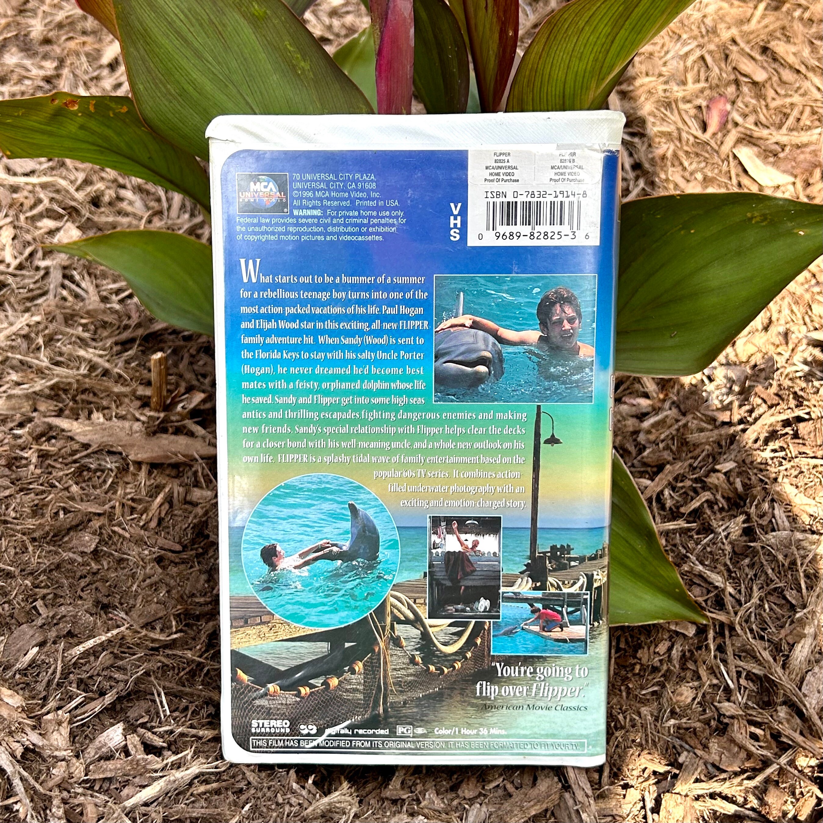 Flipper (VHS, 1996) Clamshell Family Movie - Etsy