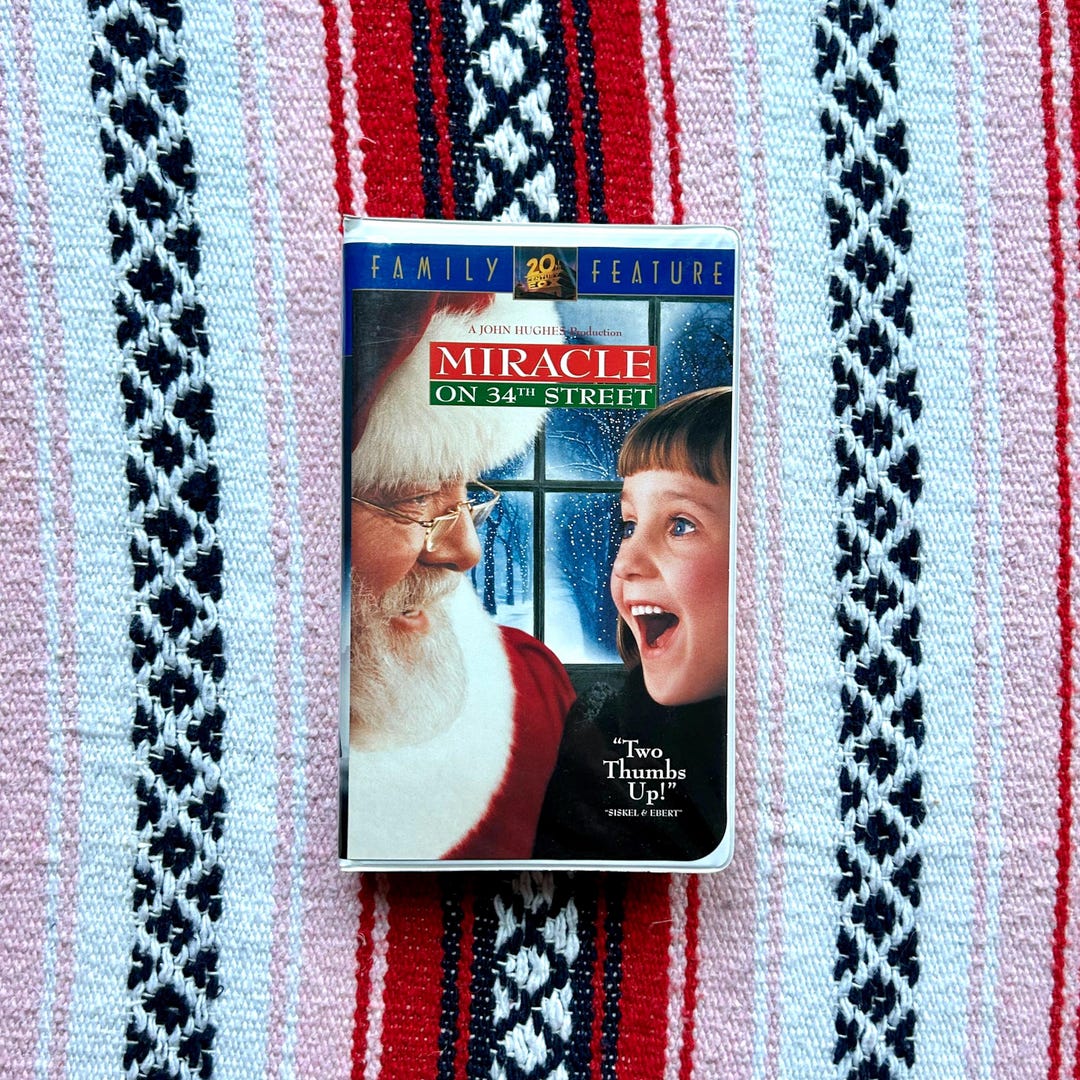 Miracle on 34th Street (VHS,1994) Christmas Movie - Etsy