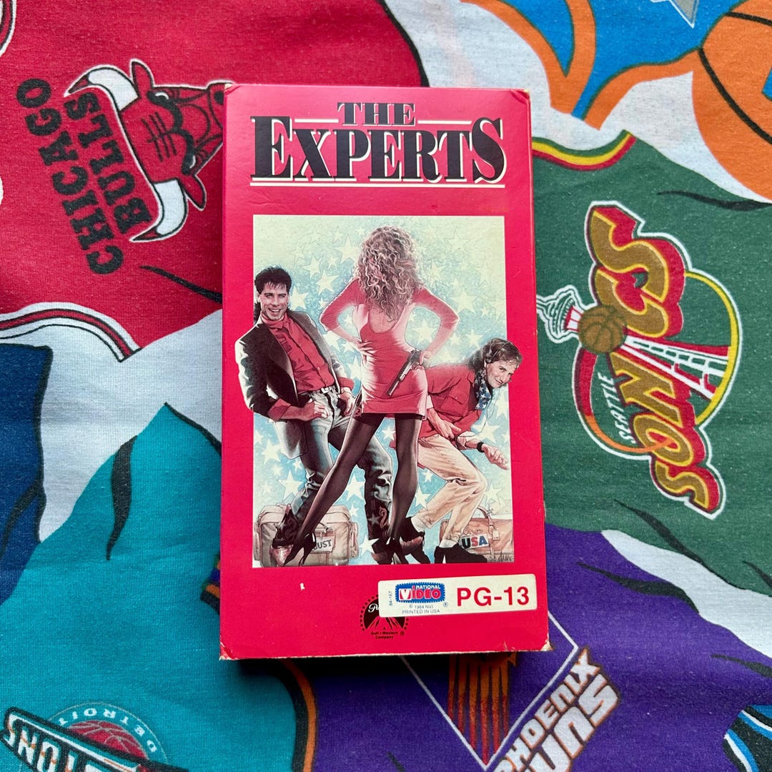 Vintage 1989 the Experts VHS - John Travolta, Kelly Preston - Etsy