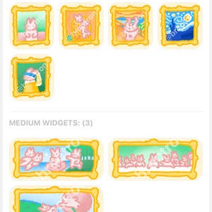 Cute Art Gallery Date Icon Pack, Widgets Ios 16, for iPhone Andriod ...