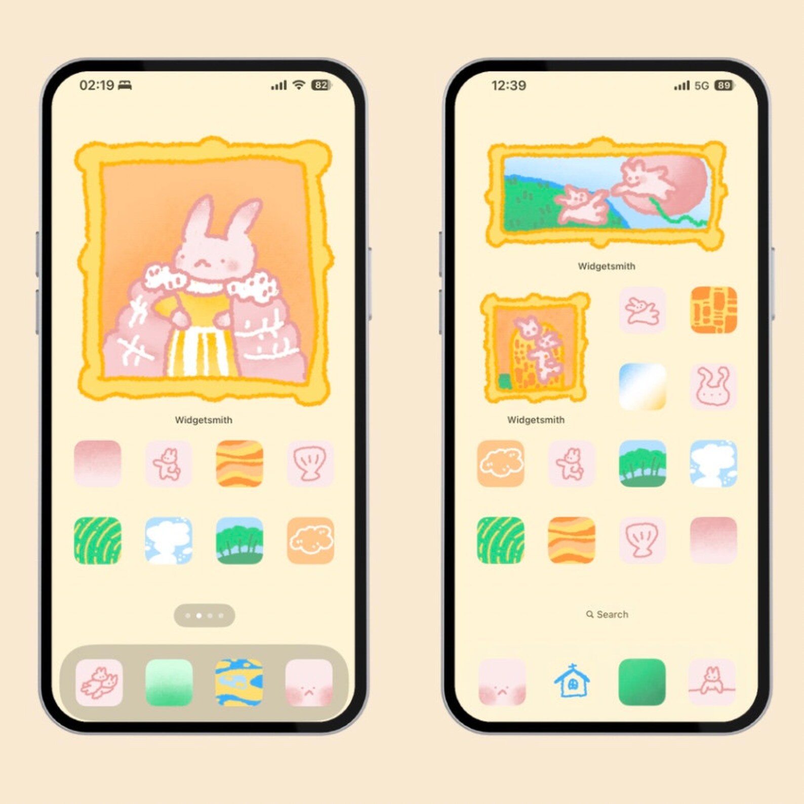 Cute Art Gallery Date Icon Pack, Widgets Ios 16, for iPhone Andriod ...