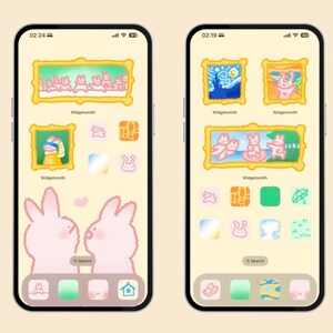 Cute Art Gallery Date Icon Pack, Widgets Ios 16, for iPhone Andriod ...