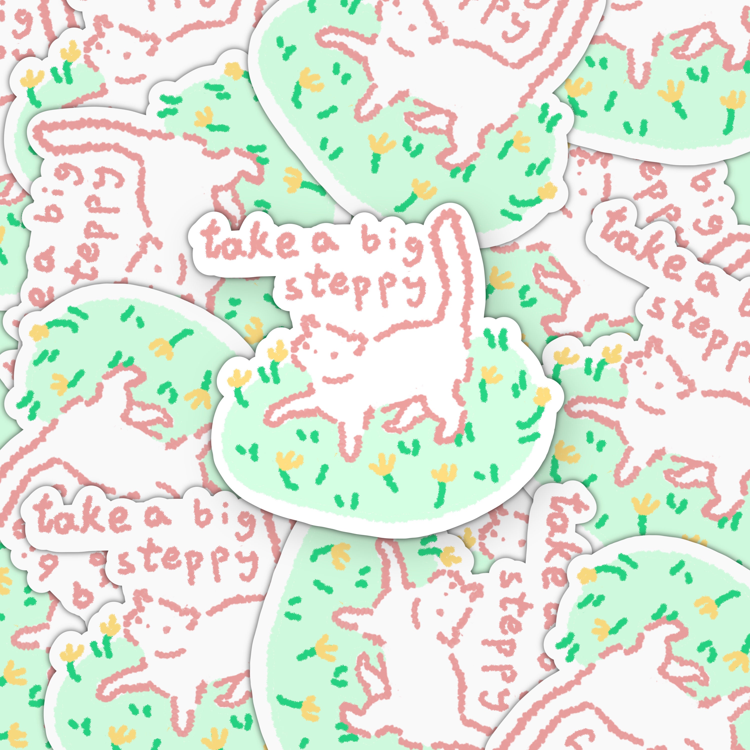 Take a Big Steppy Stickers - Etsy Australia