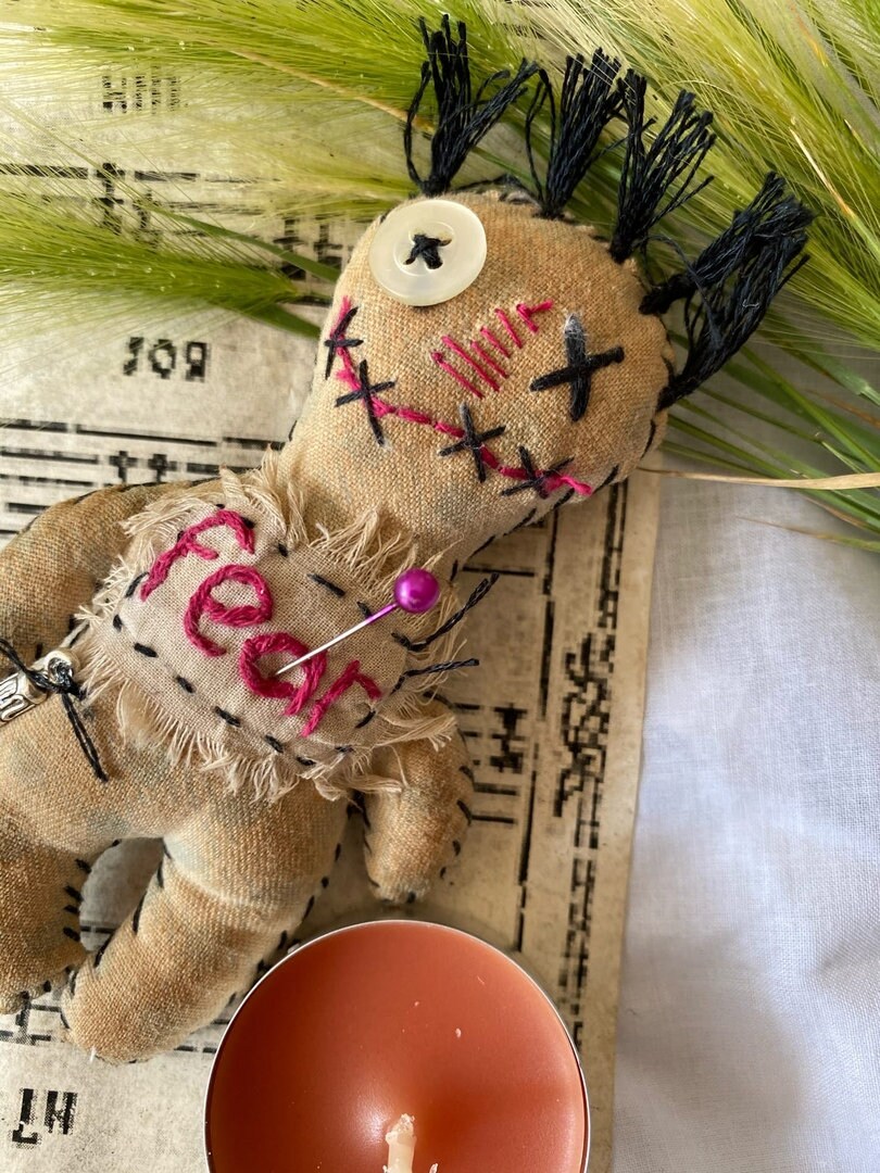 Voodoo doll fear scary doll doll handmade doll fortune | Etsy