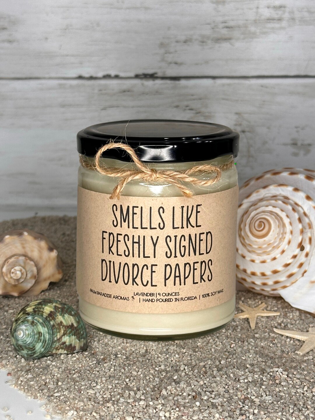 Smells Like Freshly Signed Divorce Papers Candle | Divorce Gift ...