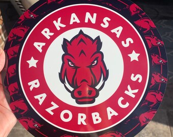 Metal Razorback Sign - Etsy