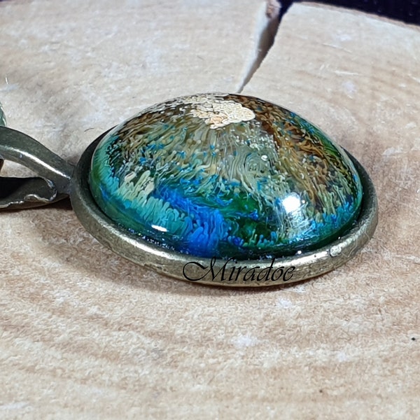Epoxy Resin Pendant - Etsy