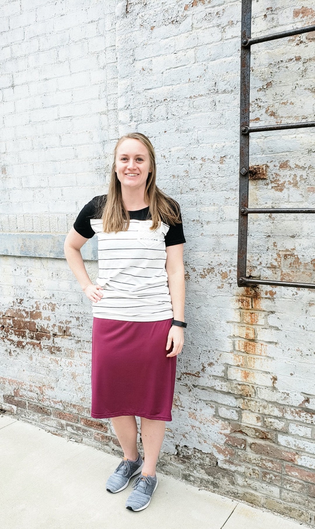 Modern Skort - Burgundy - Etsy