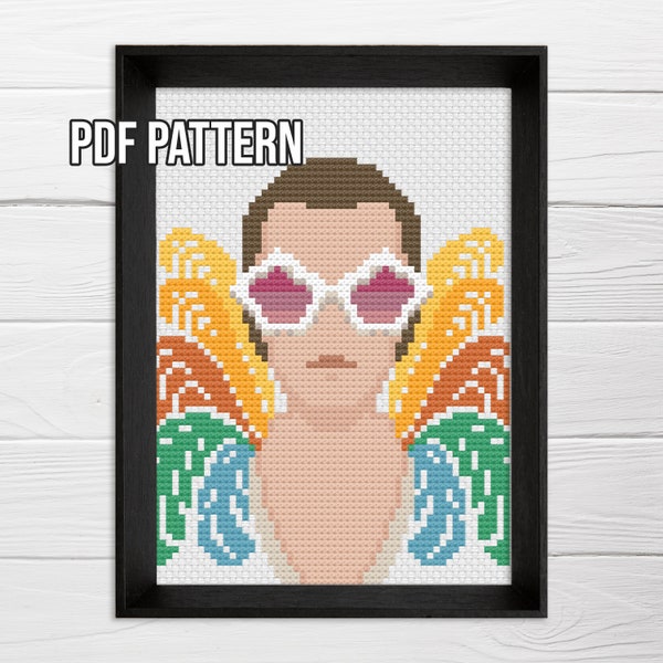 Rock Cross Stitch - Etsy