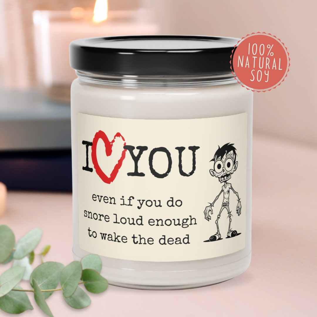 Funny Scented Candle Zombie Gift for Him, Valentine's Day Boyfriend ...