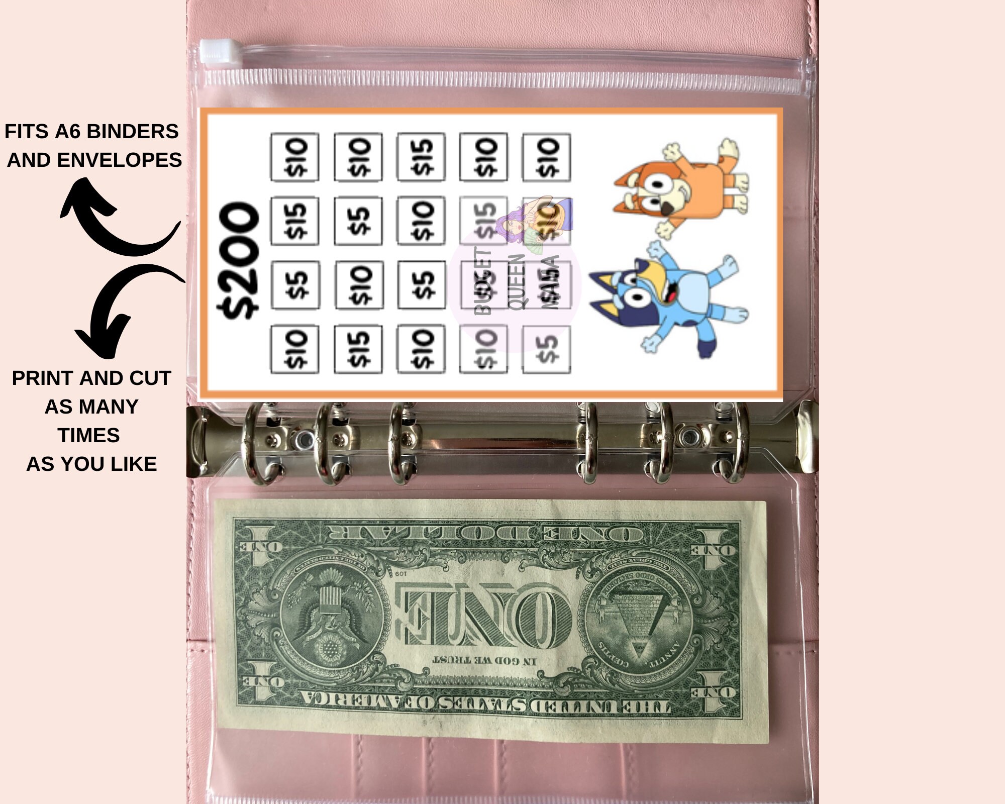 Low Income Savings Mini Savings Challenge Bundle A6 Cash Envelopes A6 ...