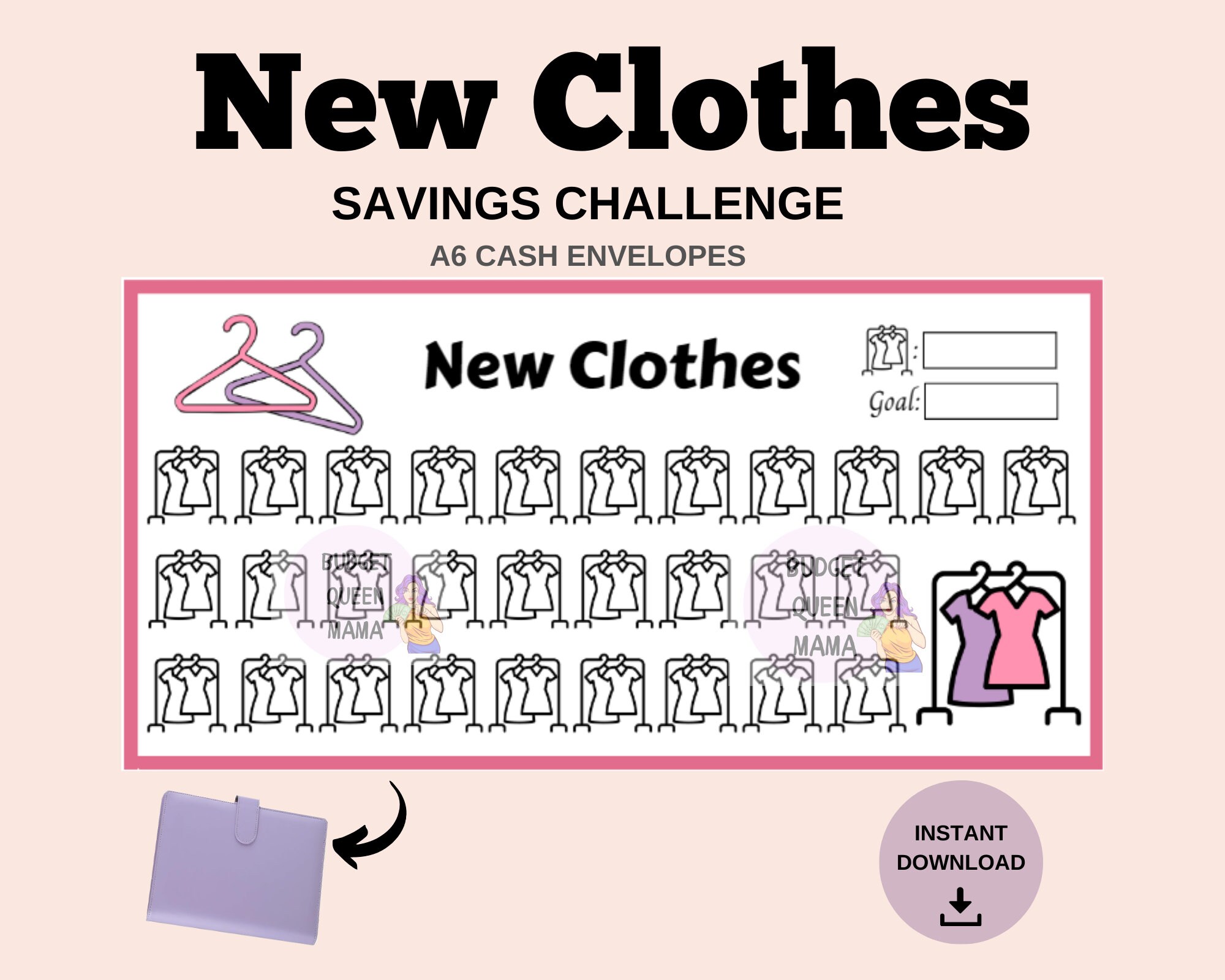 Clothes Tracker - New Clothes Savings Challenge - New Clothes Tracker ...