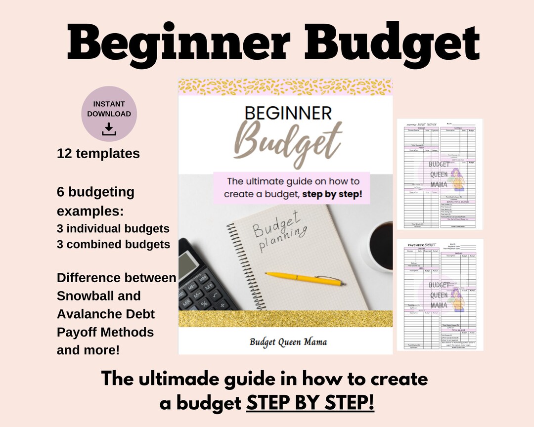 BEGINNER BUDGET Budget Guide Budget Planner Debt Snowball Debt ...