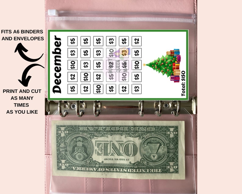 Monthly Savings Challenge Trackers - A6 Mini Savings Challenge Bundle ...