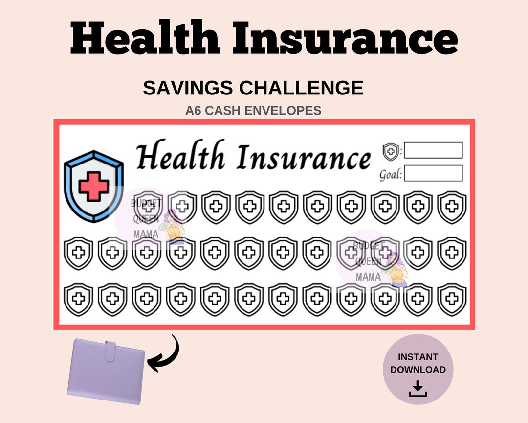 Health Insurance Savings Challenge A6 - Health Insurance Tracker - A6 ...