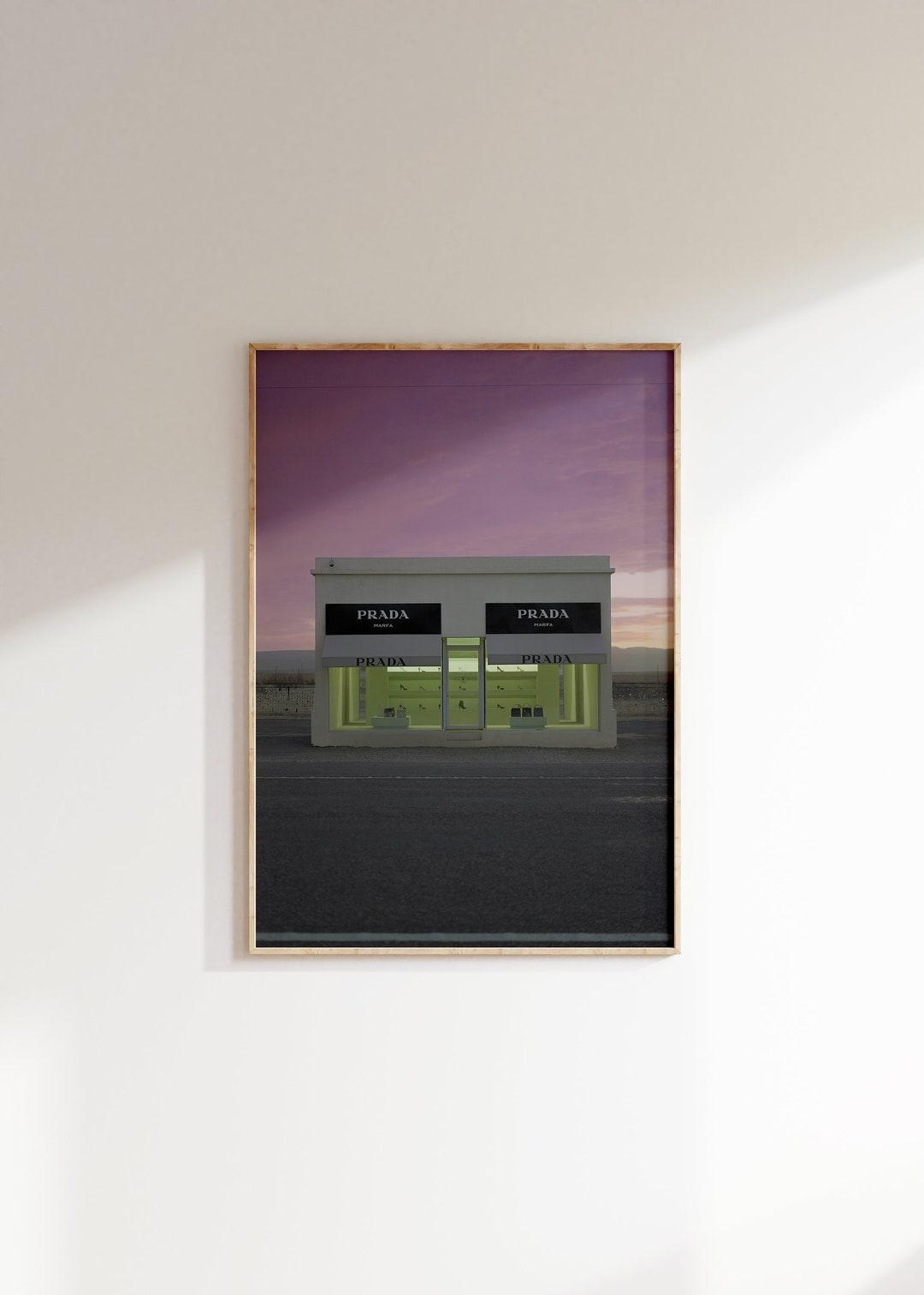 Prada Marfa at Sunset in Vertical Orientation Travel Photography Print ...
