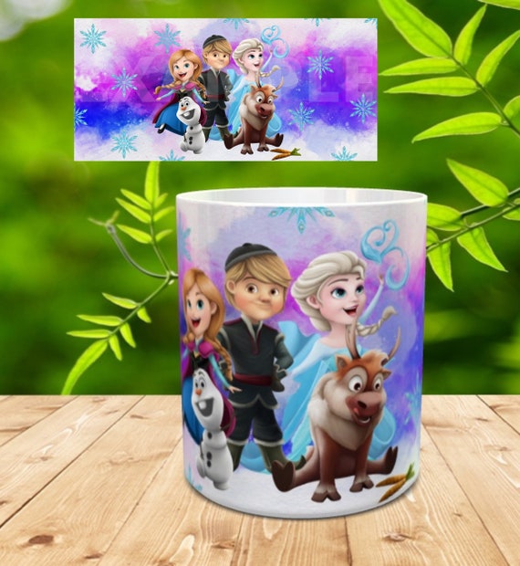 Frozen Digital Mug Template - Etsy