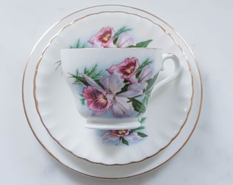 Antique Aynsley Pink Flower Garland Design Trio C. 1885-1910 - Etsy UK