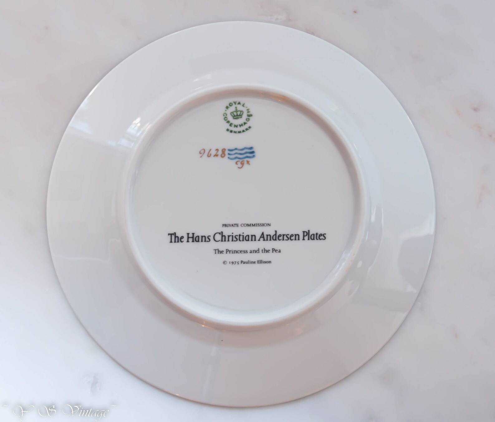 Royal Copenhagen, the Hans Christian Andersen Plates, the Princess and ...