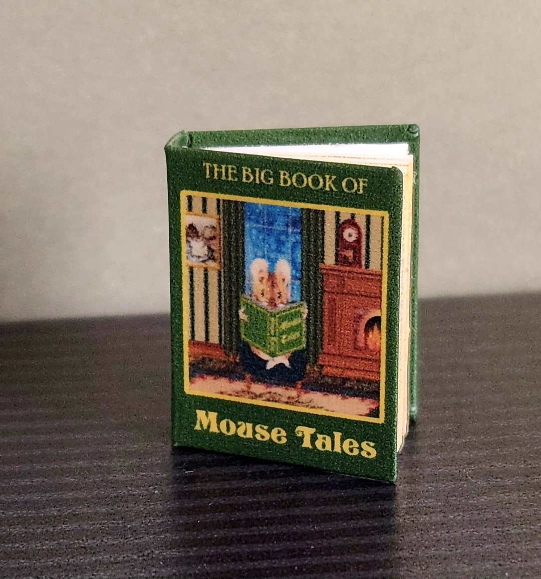 The Big Book of Mouse Tales - Handmade 1:12 Miniature Book - Etsy