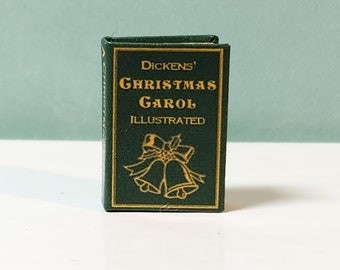 Charles Dickens A CHRISTMAS CAROL Dollhouse Miniature Book – 1:12 A ...