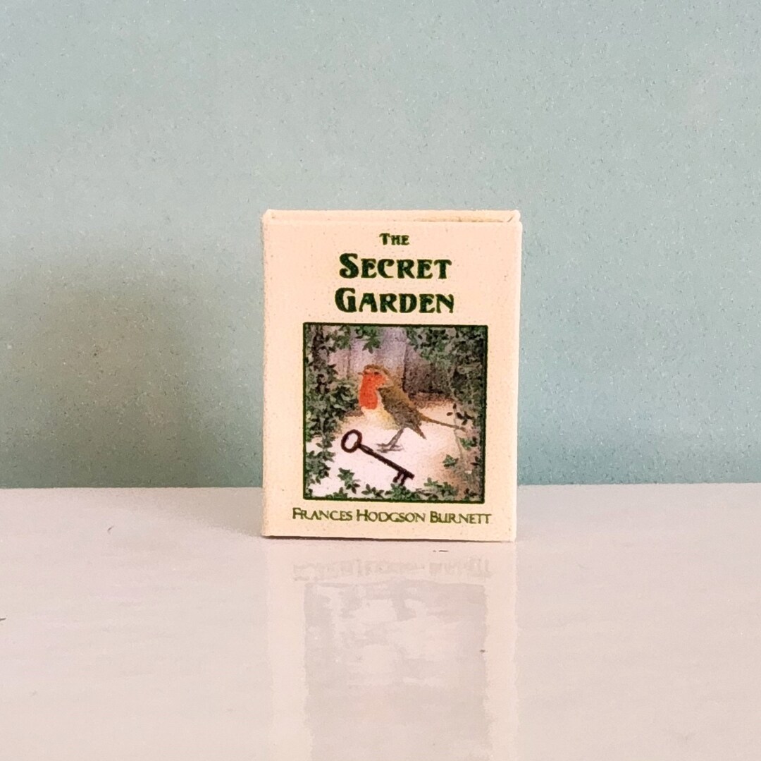 The Secret Garden - Handmade 1:12 Miniature Book - Etsy