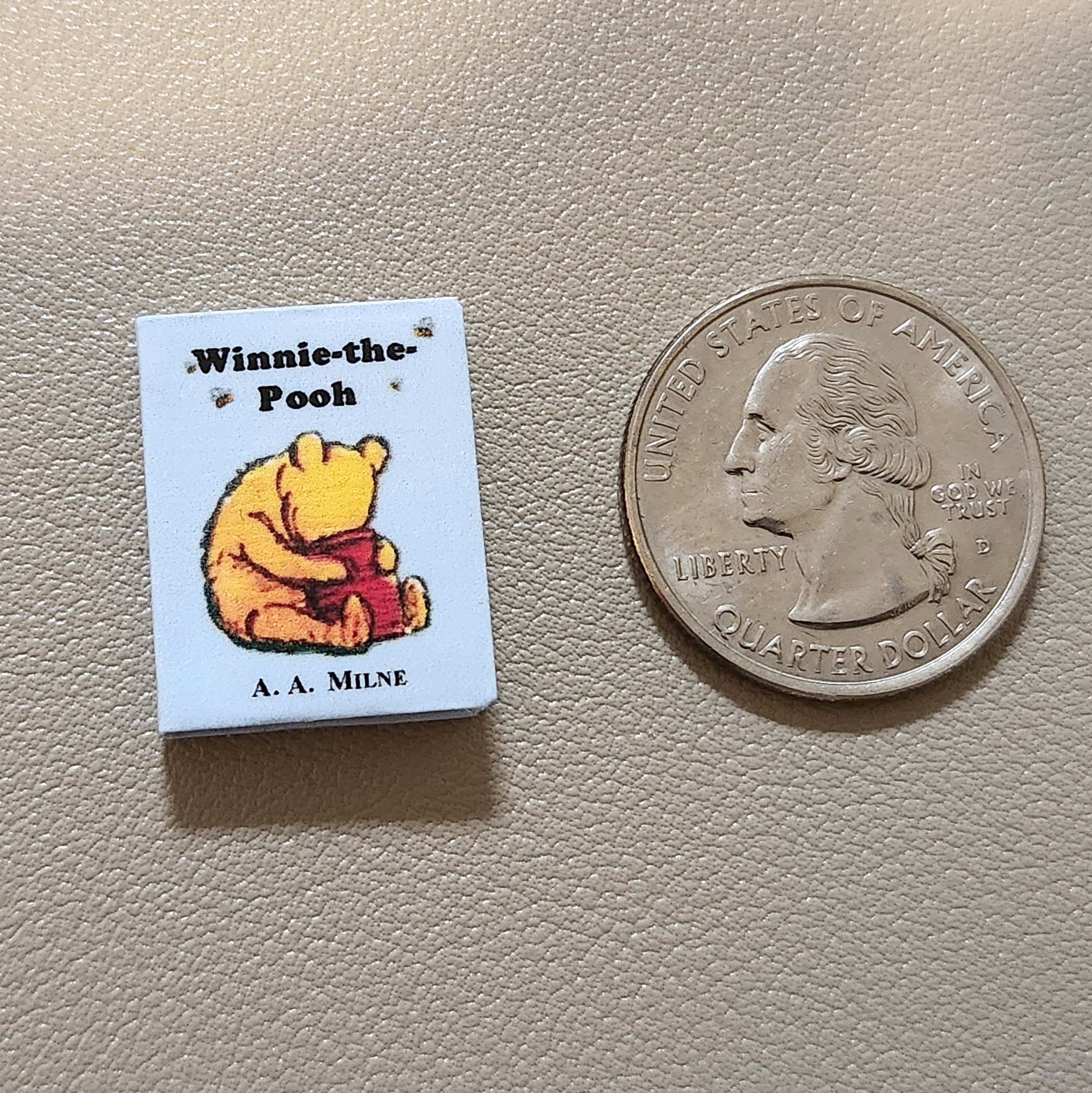 Winnie the Pooh - Handmade 1:12 Miniature Book - Etsy