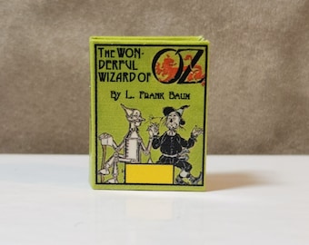 The Wonderful Wizard of Oz Miniature Book - Etsy