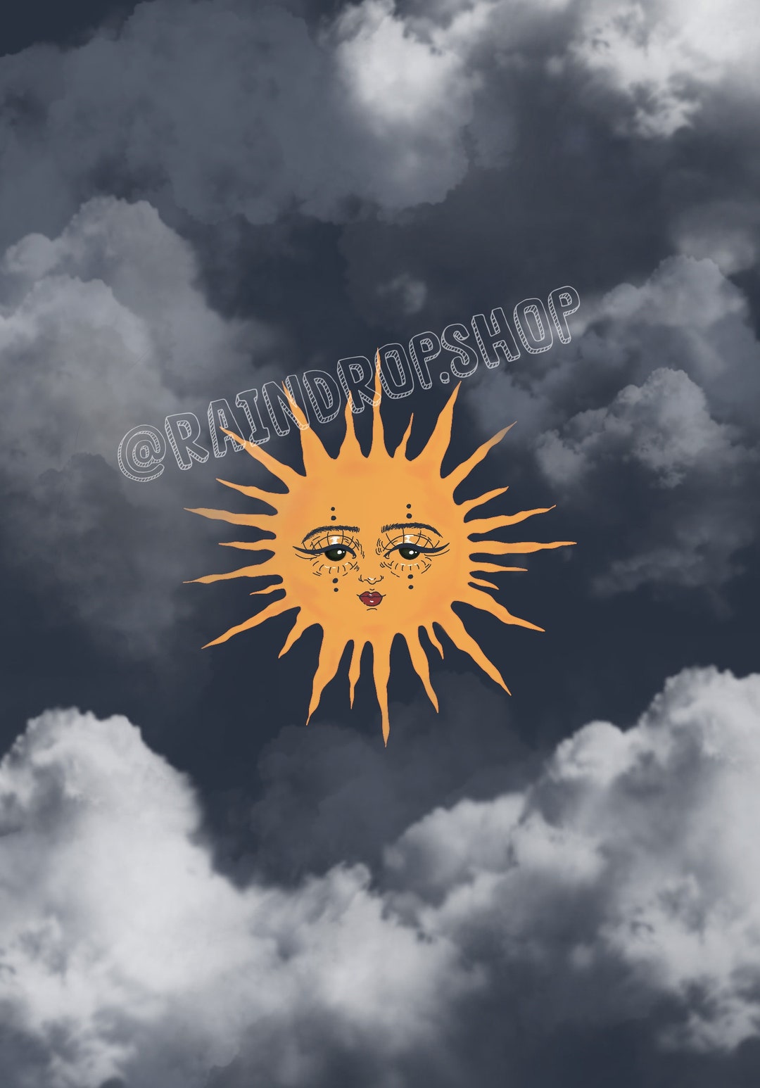 PRINTABLE Sun Art Design - Wall Art, Sun Art Printable, Instant ...