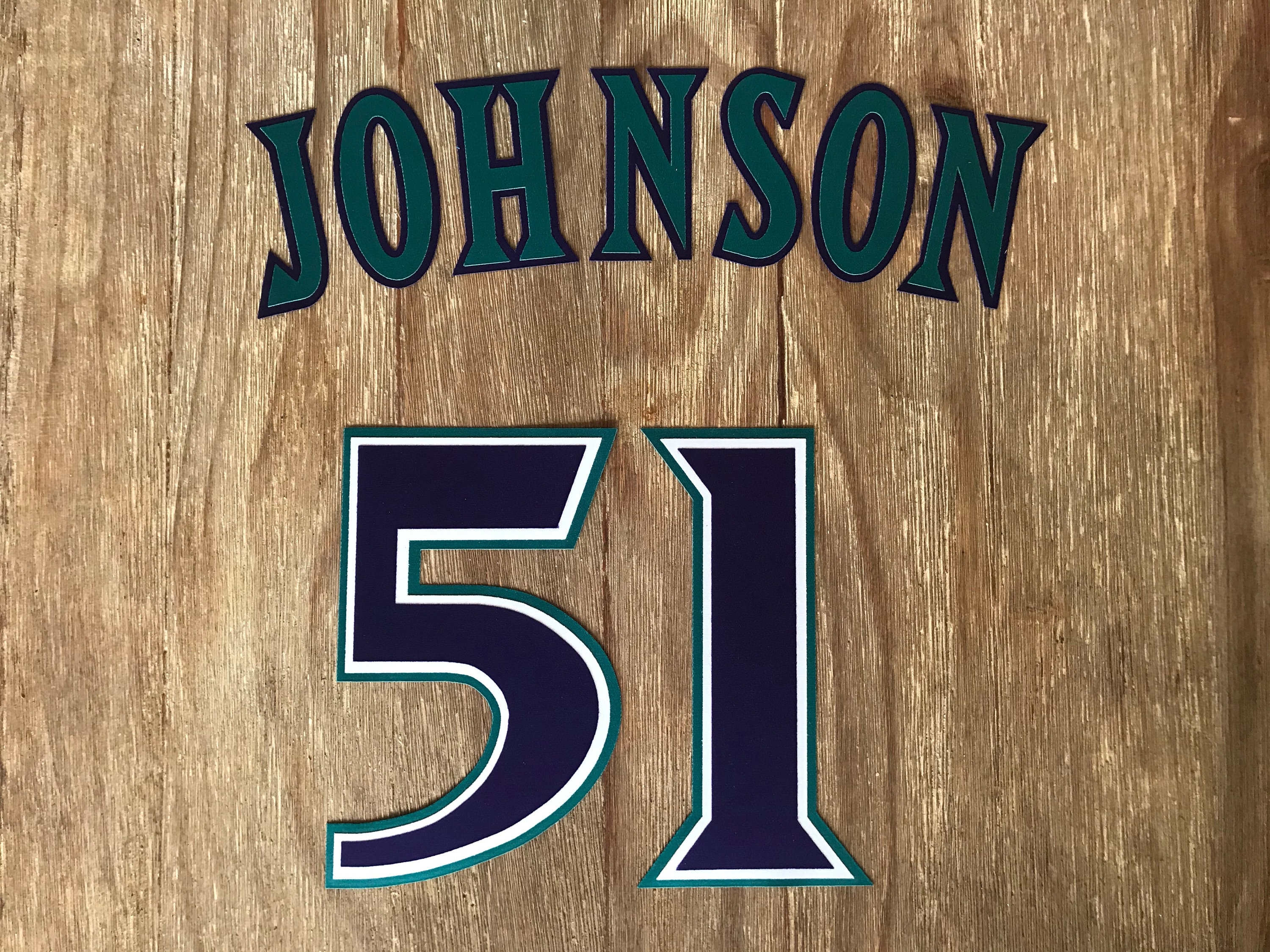 Arizona Diamondbacks Lettering Kit for an Authentic Home Jersey - ANY ...