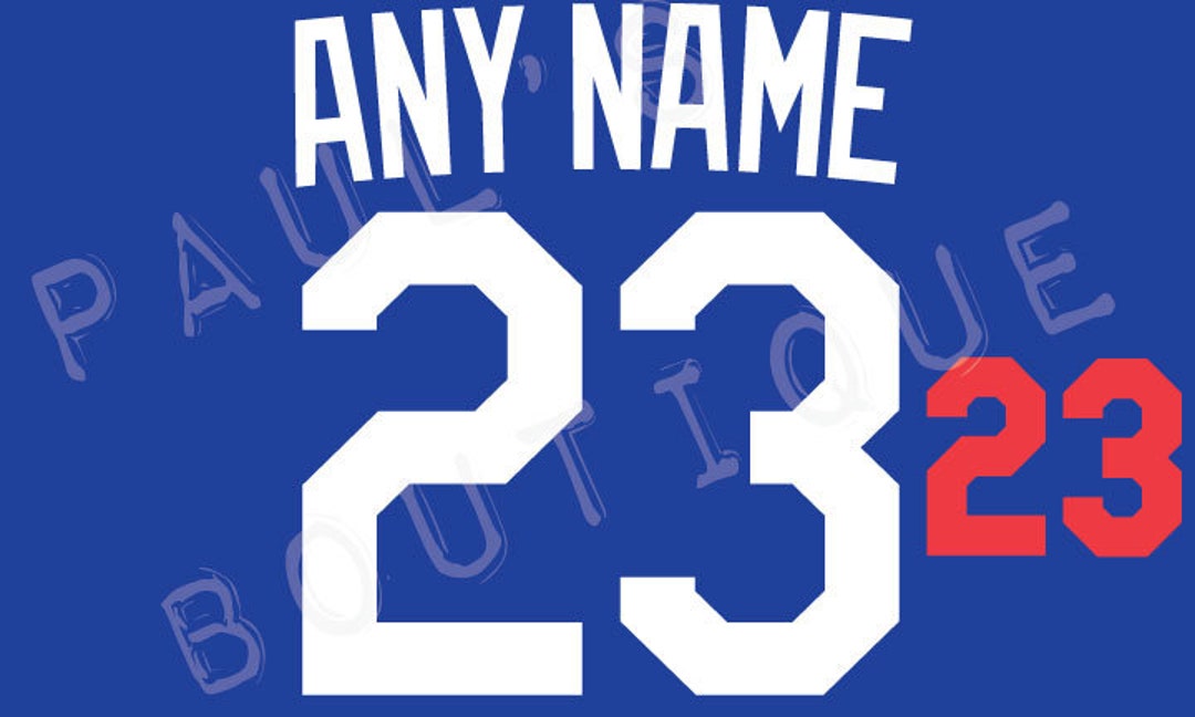 Los Angeles Dodgers Lettering Kit for an Authentic, Replica, Youth or ...