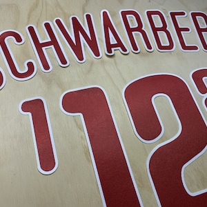 Philadelphia Phillies Lettering Kit for an Authentic, Replica, Youth or ...