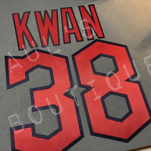 Cleveland Guardians Lettering Kit for an Authentic, Replica, Youth or ...