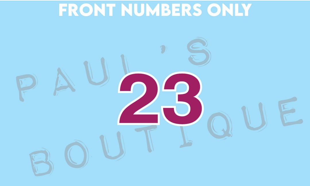 Philadelphia Phillies FRONT NUMBER ONLY for an Authentic, Replica or ...