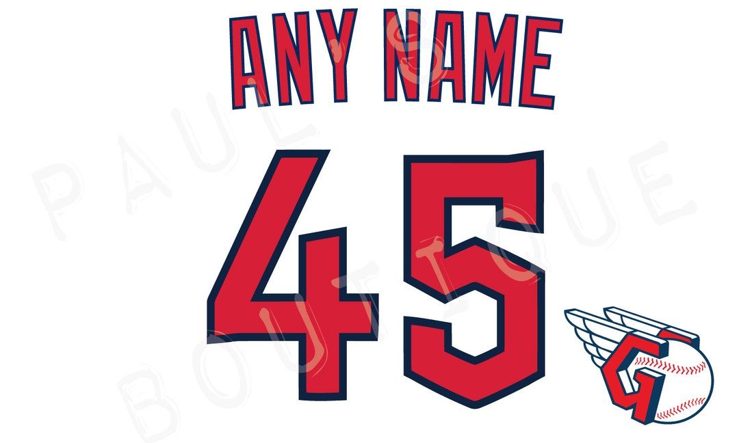 Cleveland Guardians Lettering Kit for an Authentic, Replica Youth ...