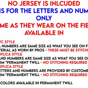 St. Louis Cardinals Lettering Kit for an Authentic, Replica or Youth ...