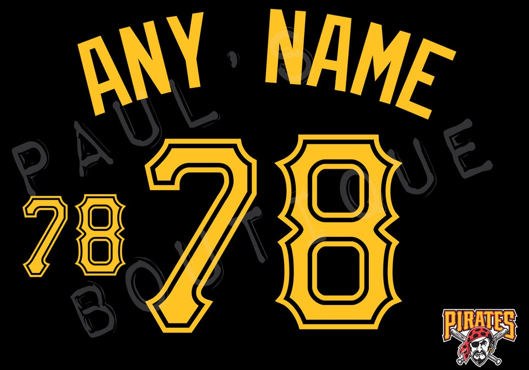 Pittsburgh Pirates Lettering Kit for an Authentic Alternate - Etsy