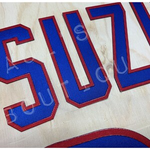 Chicago Cubs Lettering Kit for an Authentic, Replica, Youth or Toddler ...