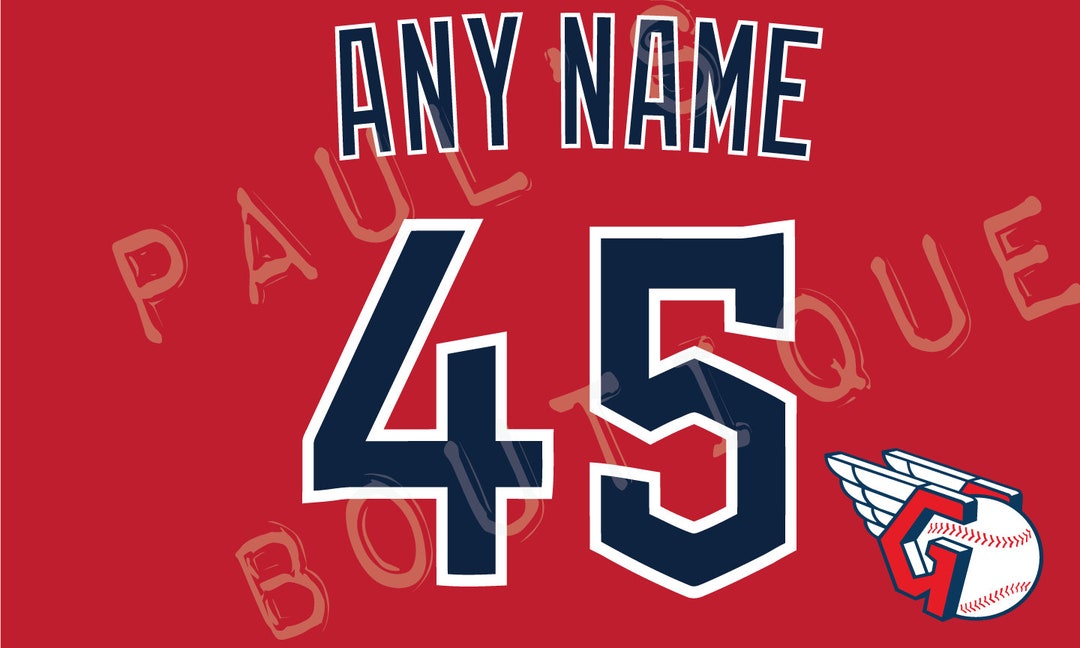 Cleveland Guardians Lettering Kit for an Authentic, Replica or Youth ...